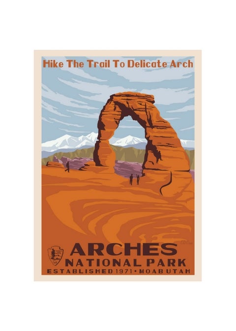 Arches National Park | Retro Ranger Graphics